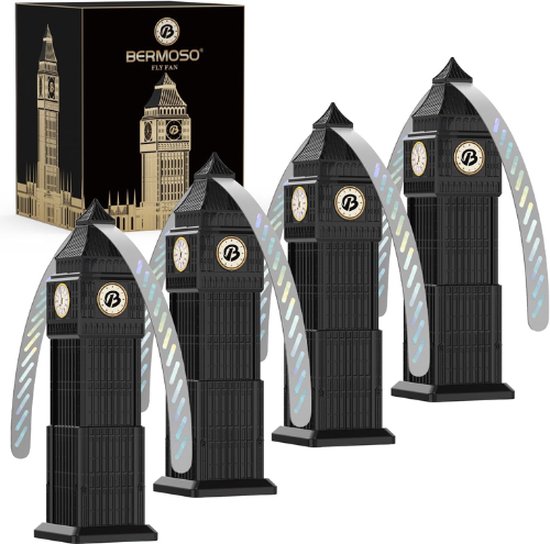 Bermoso® Vliegenverjager (4 Stuks) - Vliegen Verjager - Vliegenverjager ...