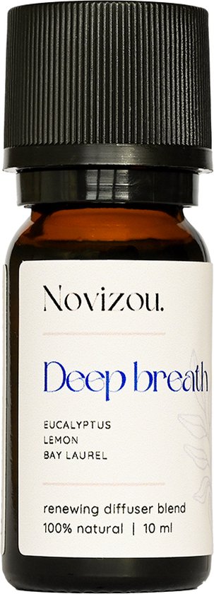 Novizou - Diffuser blend - Deep Breath - 100% natuurlijk | bol