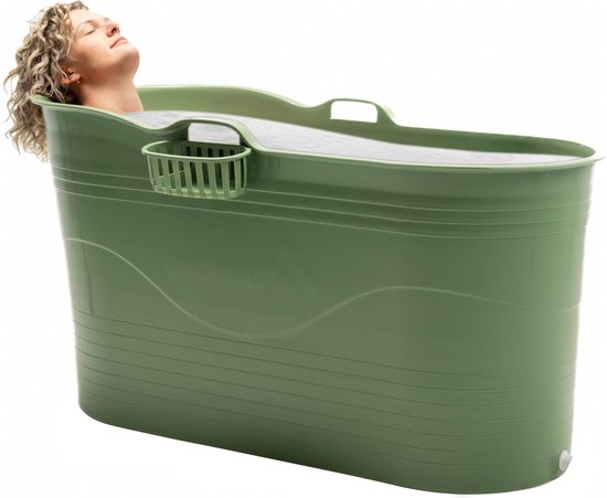 HelloBath® - Bath Bucket XL (Basic) - Groen - 122 cm - Zitbad voor ...