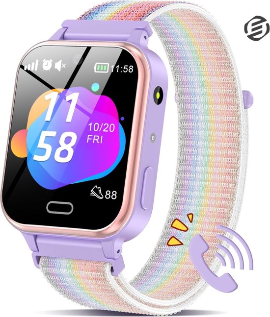 Equivera GPS Horloge Kind - Smartwatch Kinderen - GPS Tracker Kind ...