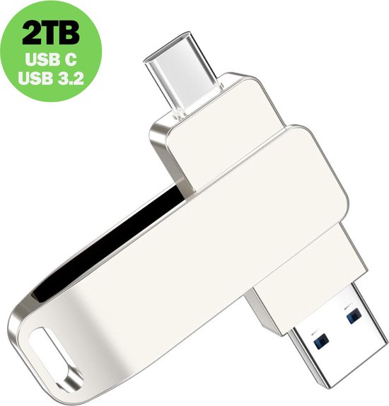 Oneproduct - USB Stick 2TB - Dual port - USB 3.2 Stick - Flash Drive ...