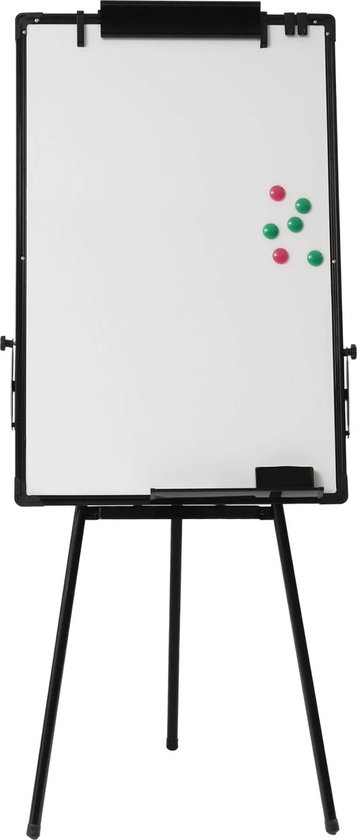 Tumex - Magnetisch Whiteboard - Whiteboard op Statief - Zwart Frame ...