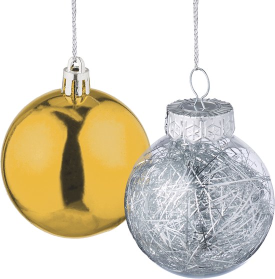 Relaxdays kerstballen - kerstboomversiering - kerstboom ballen ...