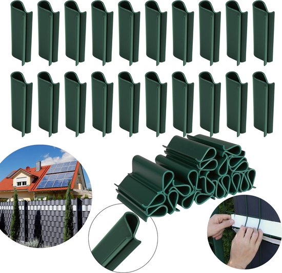 Bevestigings Clips voor Vlechtband, montagemiddelen voor afscherming 4 ...
