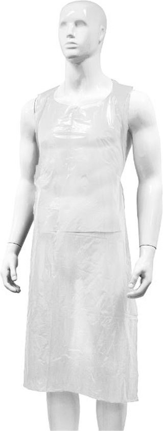 Schilders schort wegwerp - wegwerpschort wit - schort - 50 stuks | bol