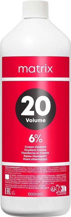 Matrix Cream Developer Oxidant 20 Vol 6% 1000ml | bol