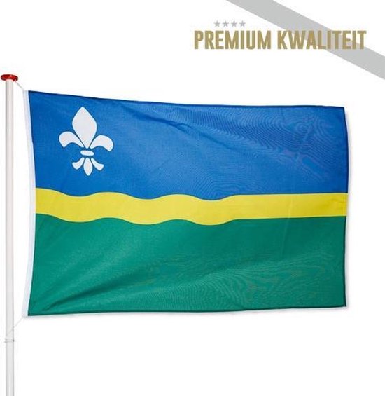Flevolandse Vlag Flevoland 70x100cm - Kwaliteitsvlag - Geschikt voor buiten | bol