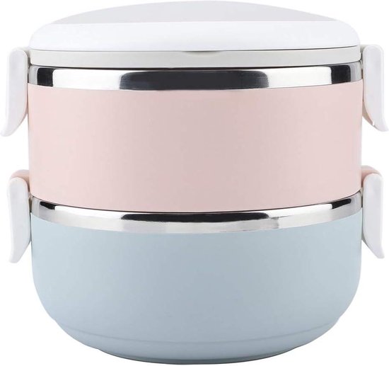 Portable Stainless Steel Thermal Bento Lunch Box Container - 1400ml | bol