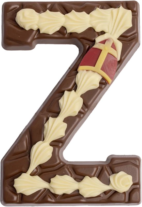 Chocoladeletters Melkchocolade Z - Gedecoreerd - 200 gram | bol
