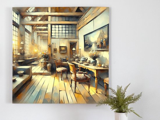 Abstract vermeer schilderij | Poëtisch Vermeer: Een Abstracte ...