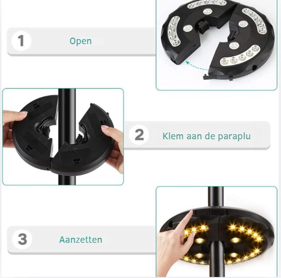 Parasol Verlichting - Buiten Verlichting - Partytent Verlichting ...