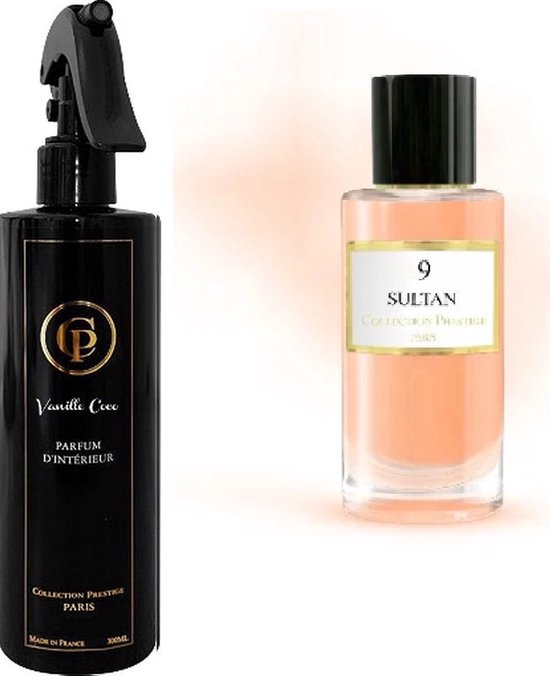 Collection Prestige Paris No. 9 Sultan 50 ml & Homespray (Vanilla Coco ...