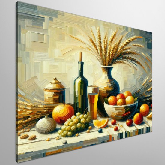 Olieverf stilleven schilderij | Vibrant still life masterpiece captures ...