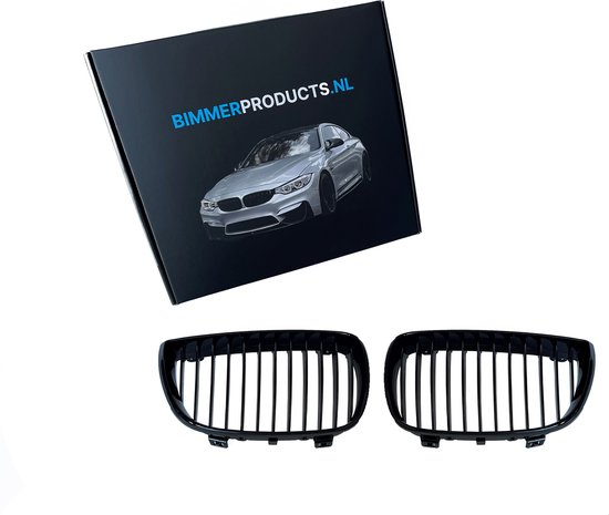 BMW 3 serie E92 en E93 - glanzend zwarte nieren - model 2006 - 2010 | bol