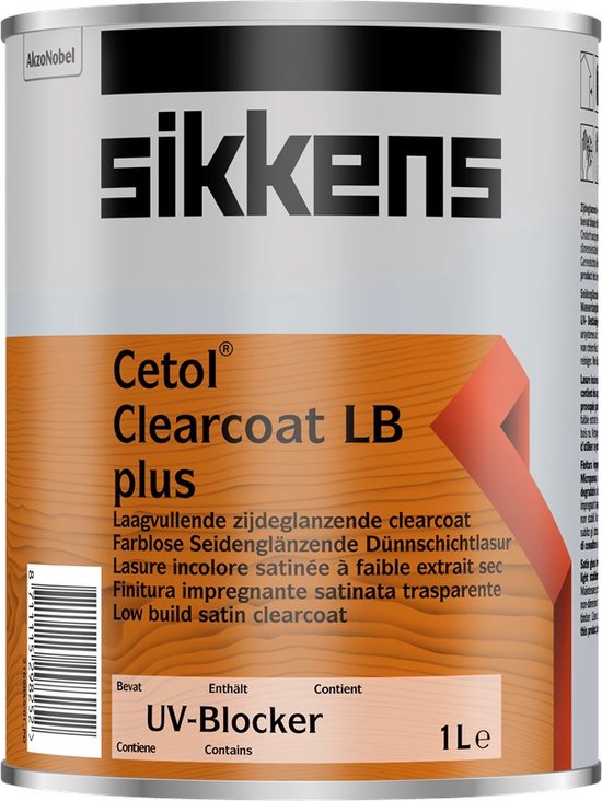 Sikkens Cetol Clearcoat LB plus - Onderhoudsproduct voor Cetol HLS Plus ...