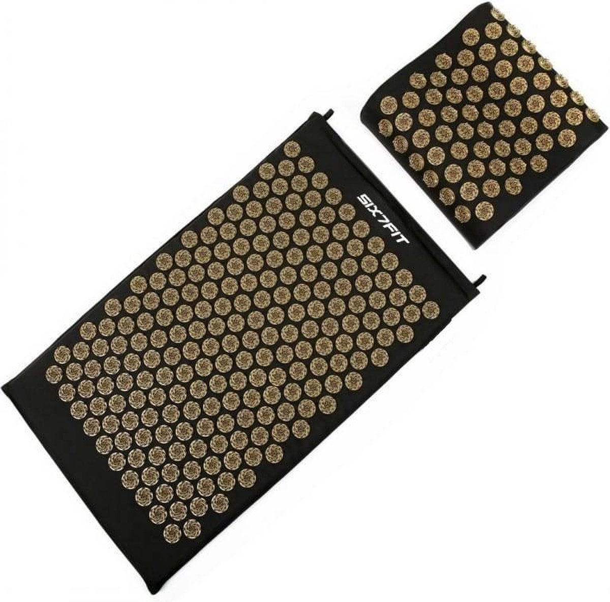 Spijkermat - shakti mat - acupressuur mat met kussen - bruin | bol.com