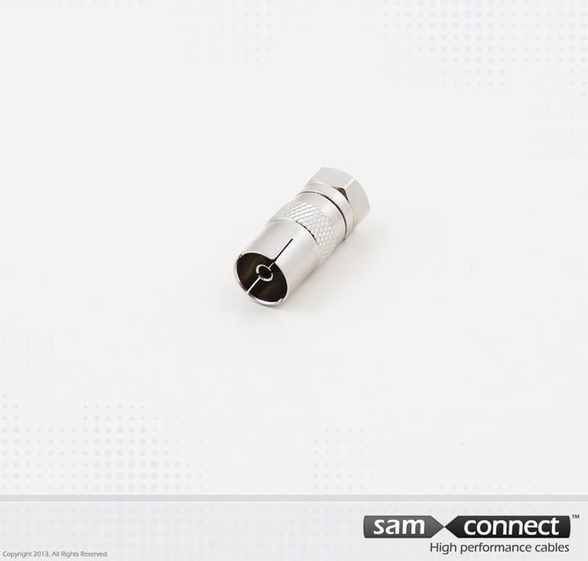IEC/coax naar F connector, f/m, set 10 stuks | Signaalkabel | sam ...