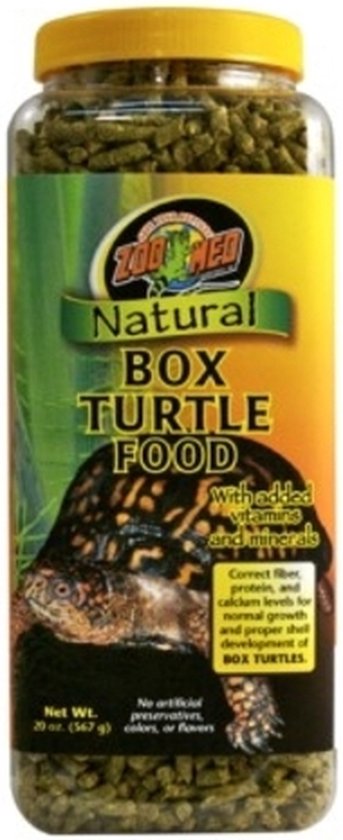 Zoo Med Box Turtle/Tortoise Food - Voor Doos- en Moerasschildpadden ...