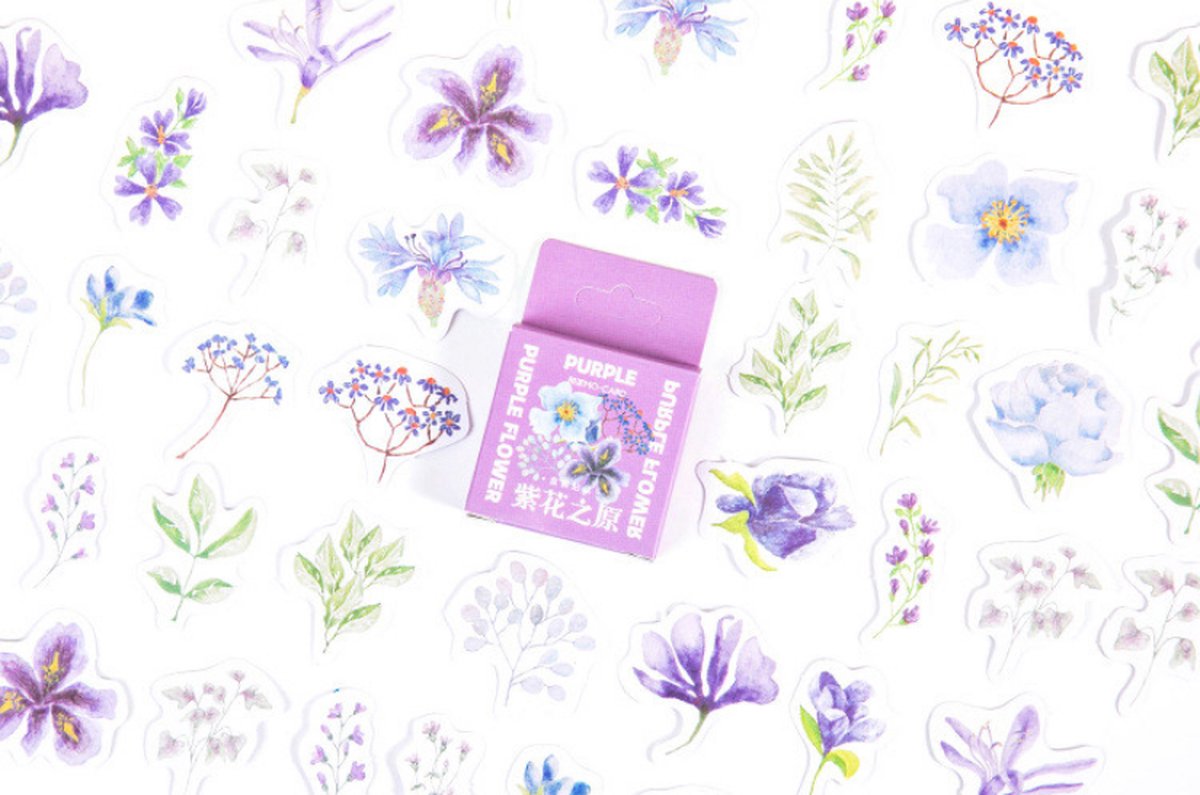 Bullet Journal Stickers - Planner Agenda Stickers - 46 stuks - Bloemen ...