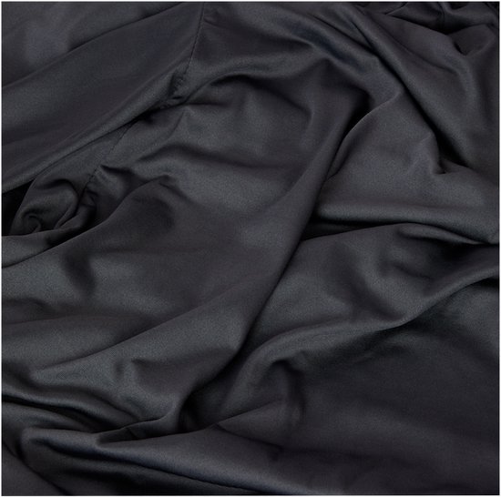 Statafel hoes - Ø 80 x 110 cm - Past om elke statafel - Zwarte tafelhoes - Trendy... | bol.com