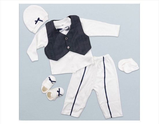 Feestelijk babypakjes set | 5-delig kostuum set | doop | kerst | feest ...