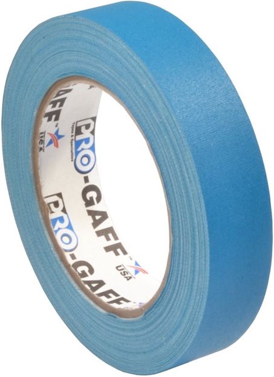 Pro - Gaff gaffa tape 24mm x 22,8m teal | bol.com