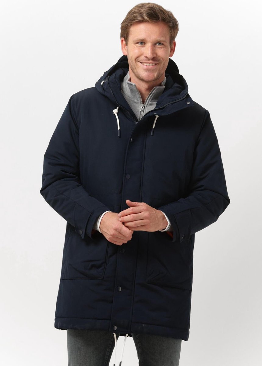 Selected Homme Slhrodney Parka W Jassen - Blauw | bol.com