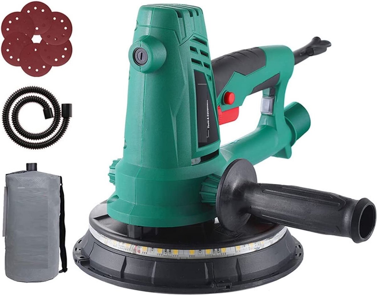 Polijstmachine kit 750W 180mm - Droge Muur – Schuurmachine - Vacuüm ...