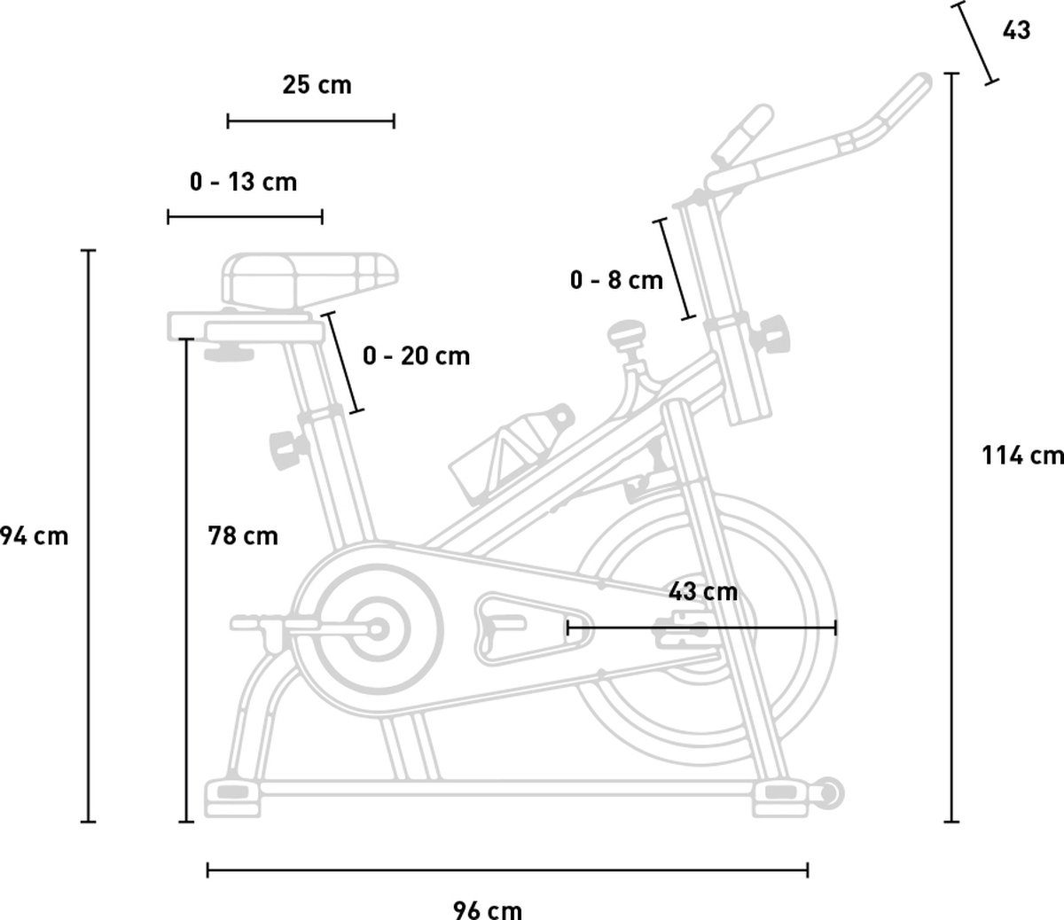 Atlas- Spinning fiets - Spinning bike - hometrainer- hometrainingfiets ...
