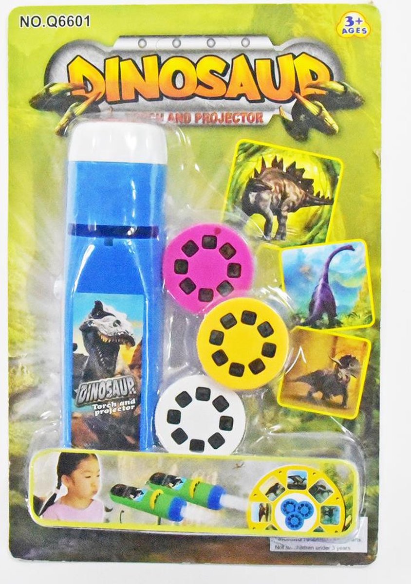 Dia Projector voor Kinderen - Dinosaurus - 3 Schijven met ieder 8 ...