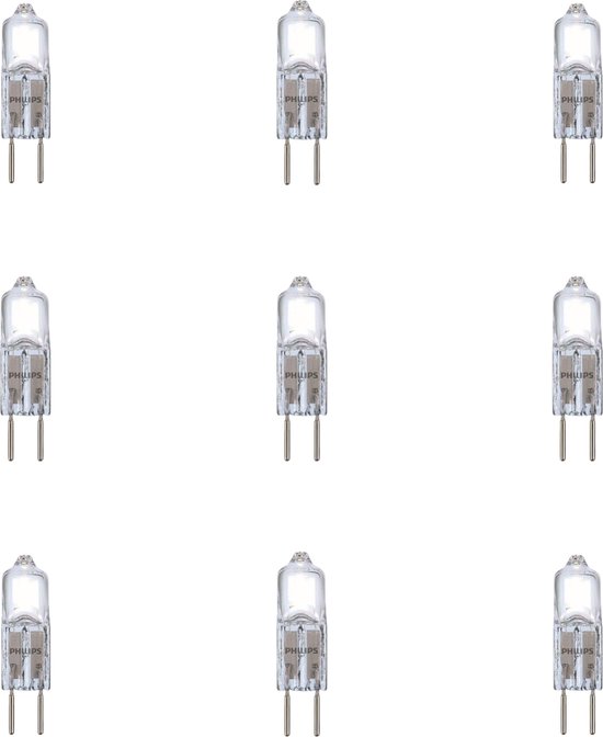 Philips - Halogeen - G4 - 12Volt - 20W (verbruikt 14W) - Helder - Steeklampjes - 9 STUK(S) | bol