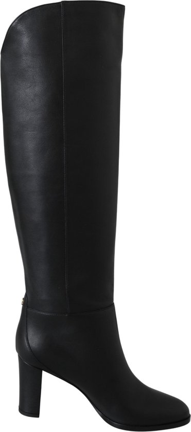Jimmy Choo - Madalie 80 Black Leather Boots | bol.com