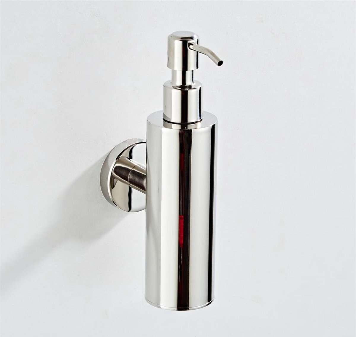 Zeepdispenser Chroom - 200ml - Zeeppompje - Zeeppomp - Wandmontage ...