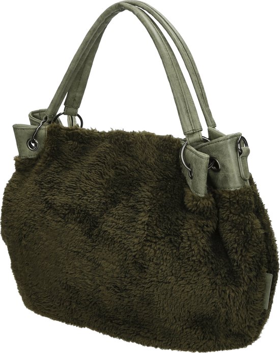 Enrico Benetti Teddy Handtas / shopper 66652 - Olijf groen | bol