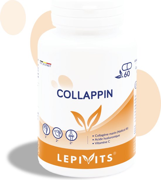 Collavits | 60 plantaardige capsules | Hoog biobeschikbaar collageen ...