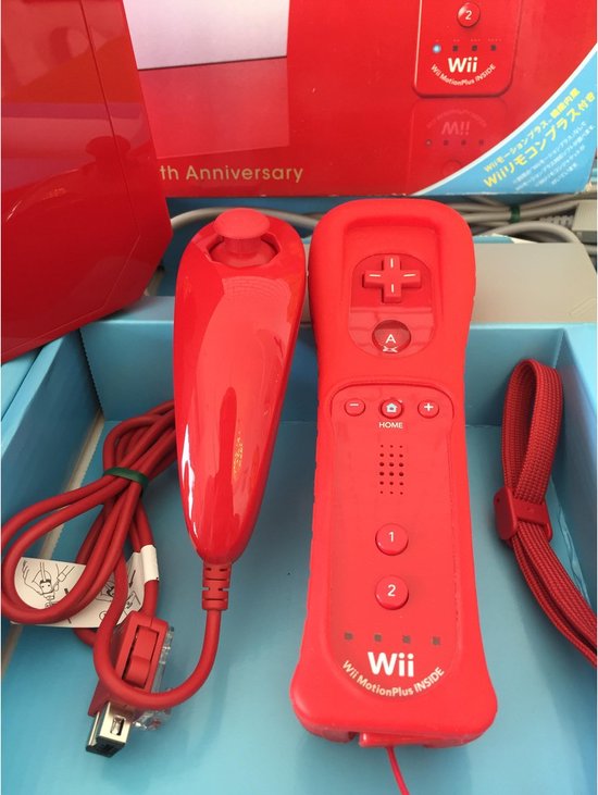 Nintendo Wii Console Rood (Mario 25th Anniversary) inclusief 2 ...