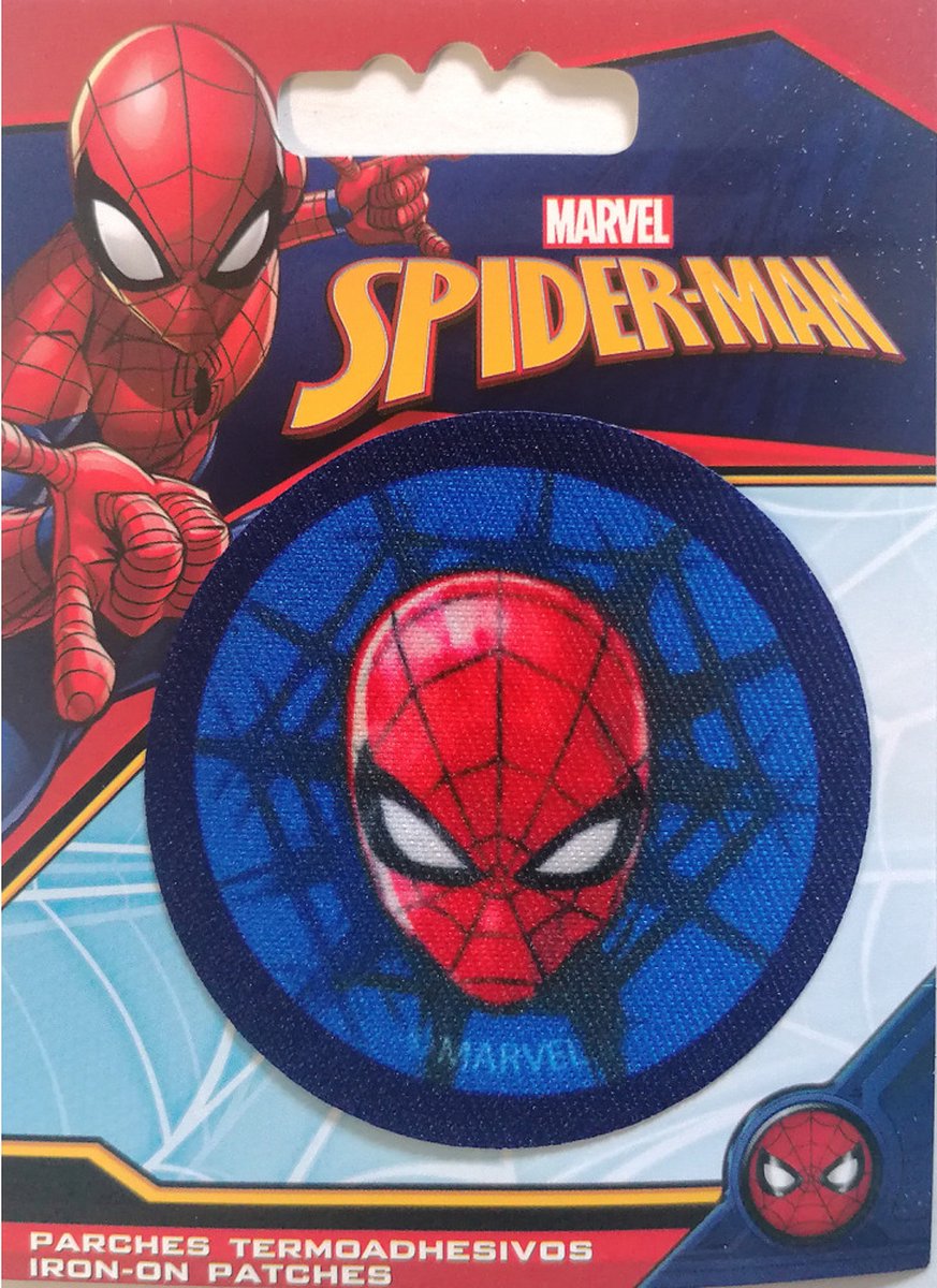 Marvel - Spider-Man Hoofd Web - Patch | bol