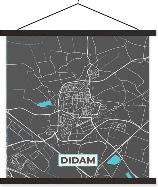 Posterhanger incl. Poster - Schoolplaat - Didam - Kaart - Plattegrond ...