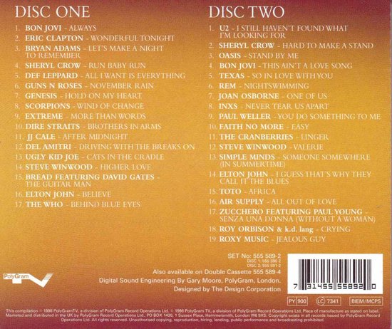 Pure Rock Ballads, various artists | CD (album) | Muziek | bol