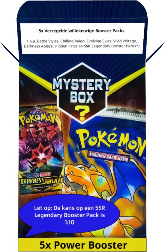 Pokémon Power Box 5x Booster Packs Vintage Pack 1:10 | Games | bol.com