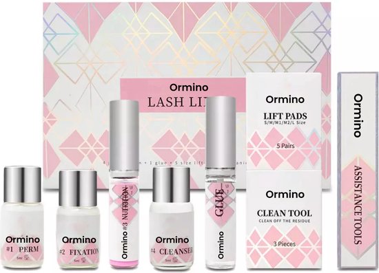 Ormino® - Professionele Wimperlifting Set – Lash Lift Set - Wimperserum ...