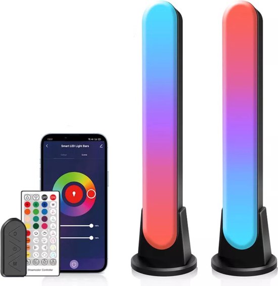 Amerce LED Bar Bluetooth & Wifi - Smart LED Strip - RGB - 16 Miljoen ...