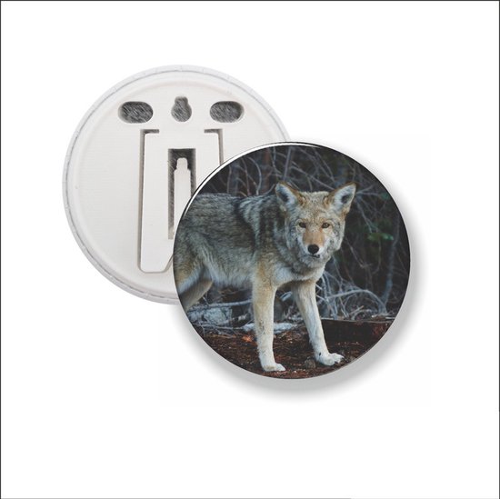 Button Met Clip - Wolf | bol