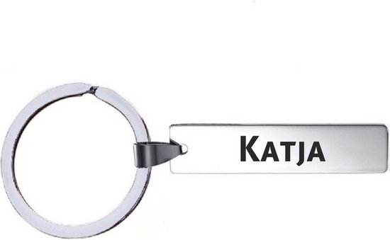 Sleutelhanger Met Naam - Katje - RVS | bol