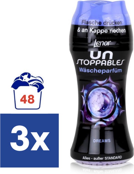 Lenor Pearls Dreams Unstoppables Geurparels - 3 x 210 g | bol.com
