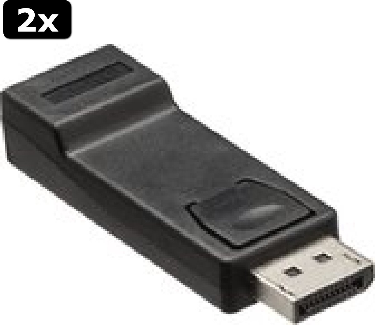 2x Adaptateur DisplayPort vers HDMI - DP 1.1 / HDMI 1.3 (Full HD 1080p ...