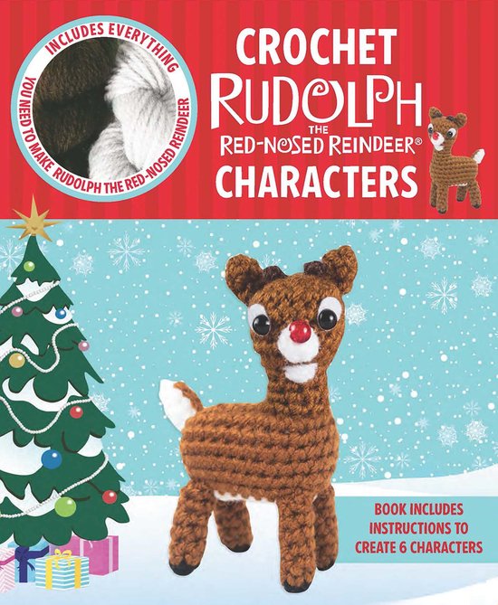 Crochet Rudolph the Red-Nosed Reindeer Characters, Kati Galusz ...