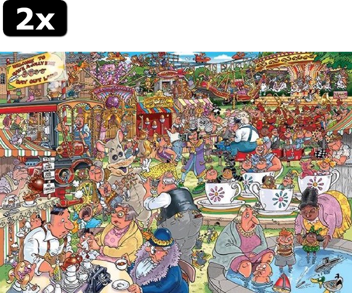 2x Wasgij Destiny 23 Spektakel in het Pretpark puzzel - 1000 stukjes ...