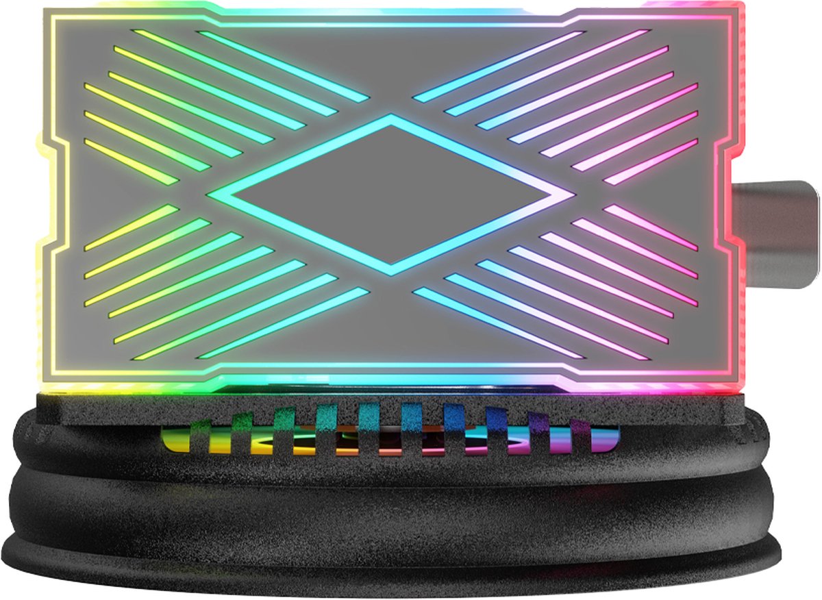 RAIDER PRO AIR RGB V2 Stille Koeling Ventilator, voor PC behuizing ...