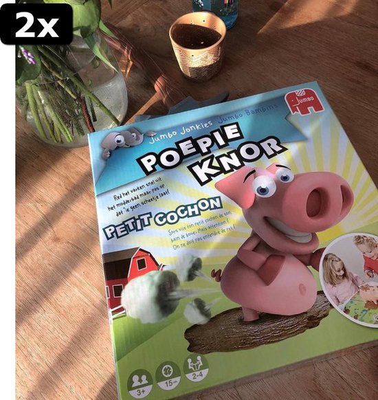2x Jumbo Poepie Knor - Kinderspel | Games | bol.com